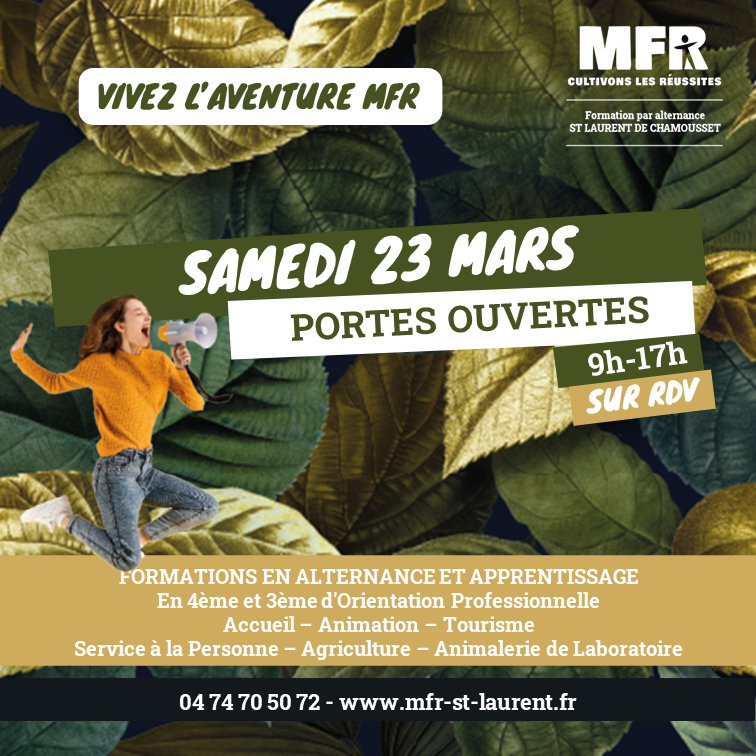 Site Internet de la MFR de Saint-Laurent de Chamousset